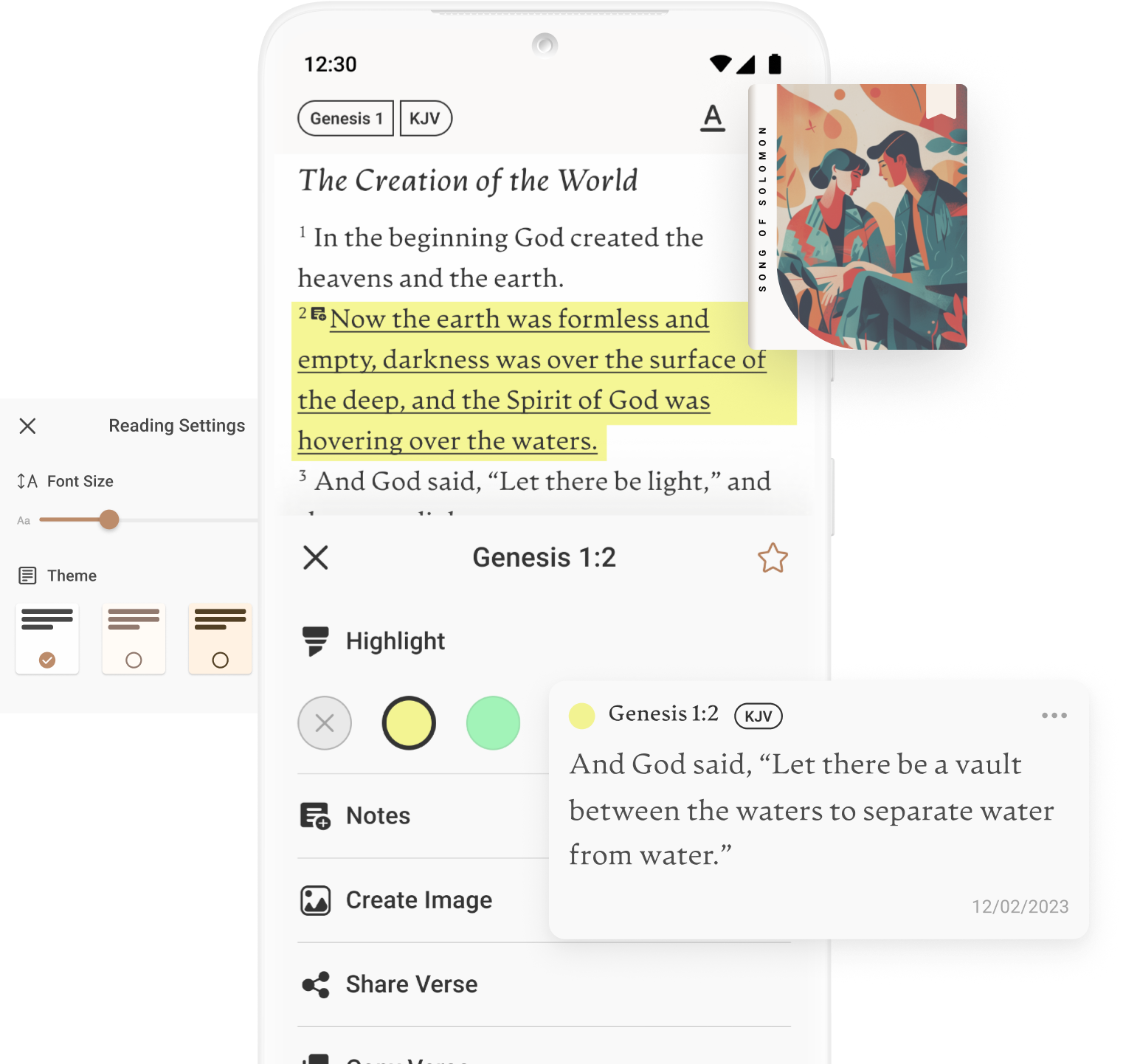 Bible Homescreen - Read Now